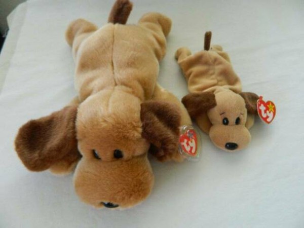 Ty Bones 2000 Plush Brown Dog 14 RARE Beanie Buddy MWMT online kaufen ...