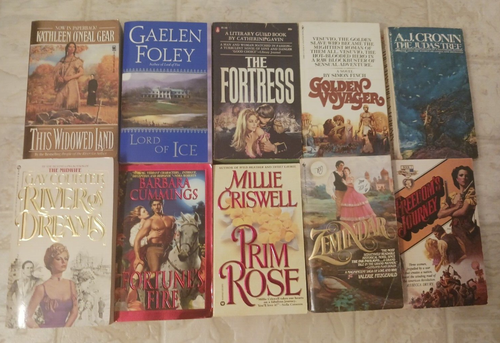 Historical Romance Book Lot of 10 Paperback Novels Free Shipping | eBay