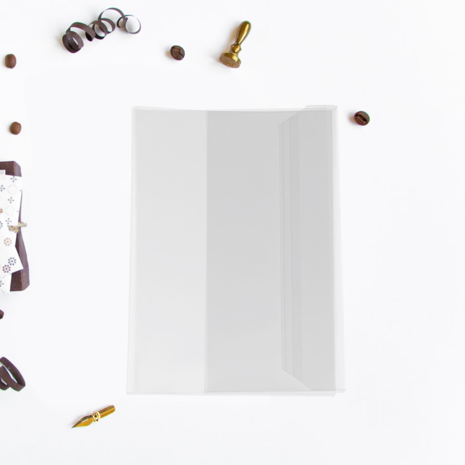 10pcs A5 Sized Clear Book Covers Protectors Transparent Book Covers ...