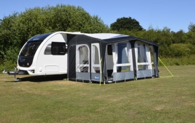 2020 model Kampa Dometic 390 Club Air All Season Awning plus Extension ...