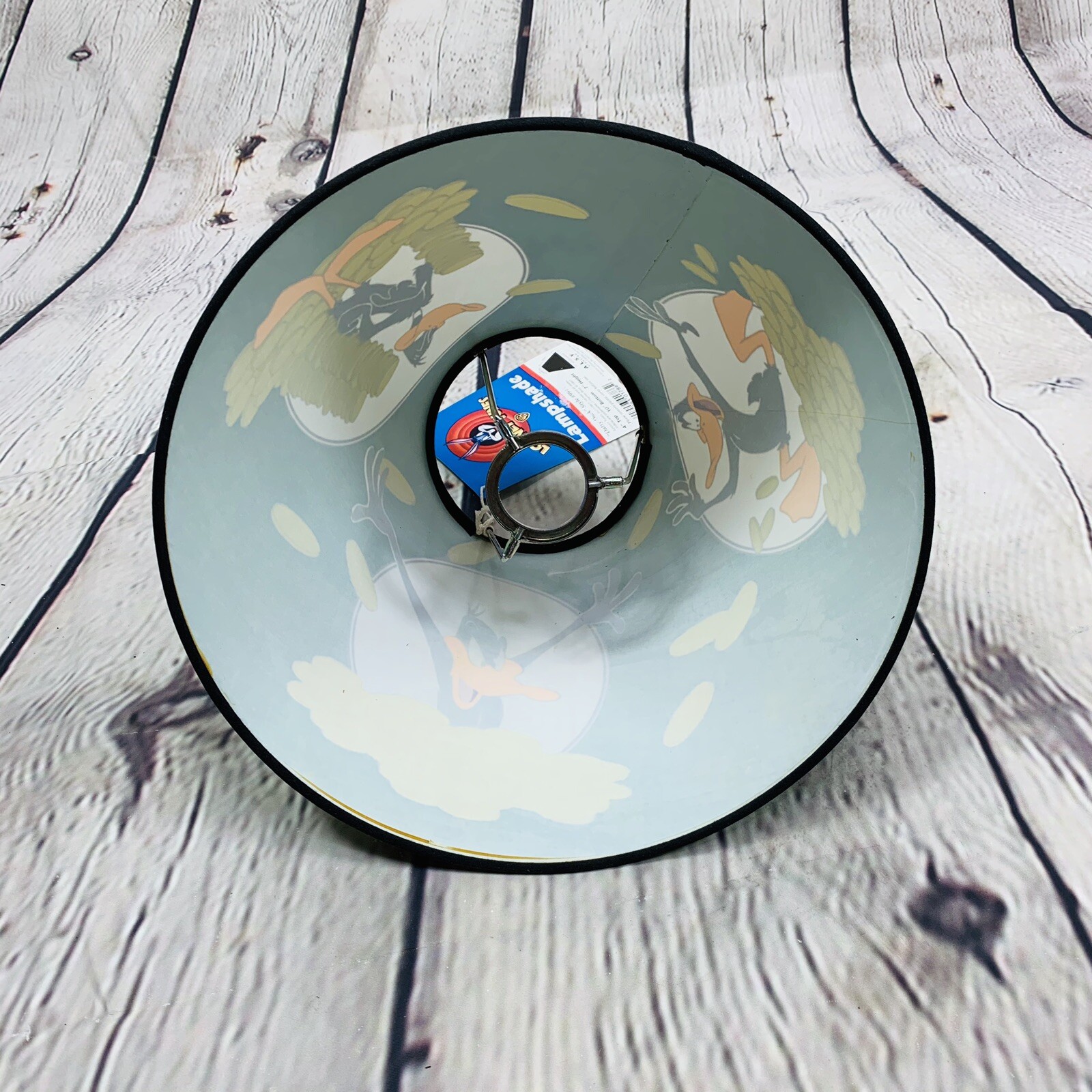 Vintage Looney Tunes Lampshade Green Daffy Duck 1997 10 inch Lamp Shade ...