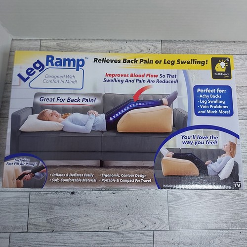 Leg Ramp for Back- Knee -and Leg Pain Relief -Improves Circulation As ...