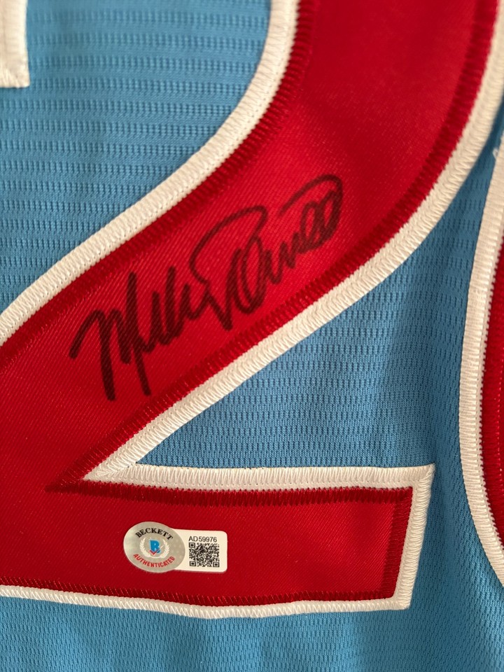 Mike Schmidt Signed Custom Jersey Autograph COA XL | eBay UK