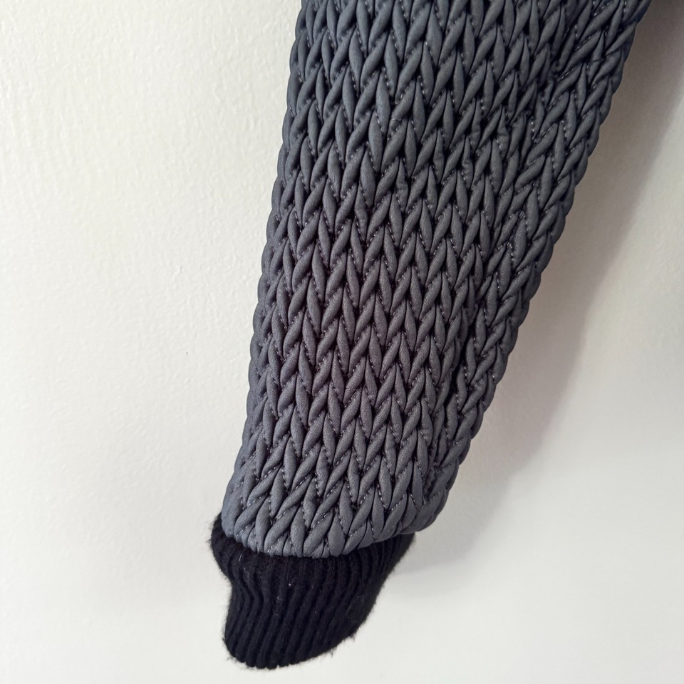 ROBERT PHILLIPE Stretchy 3D Neoprene FUTURISTIC Scuba STRUCTURED Bomber ...