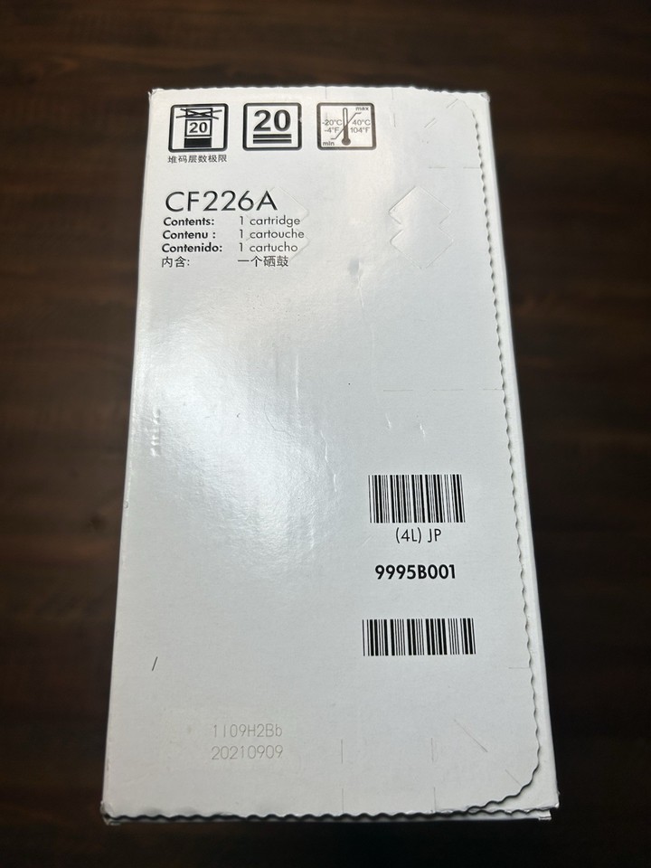 HP 26A CF226A Black Toner Cartridge for LaserJet Pro M402 M426 Series ...