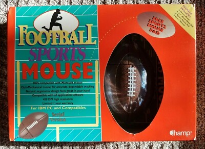 Vintage Football Sports Mouse For IBM PC Serial Version plus football ...