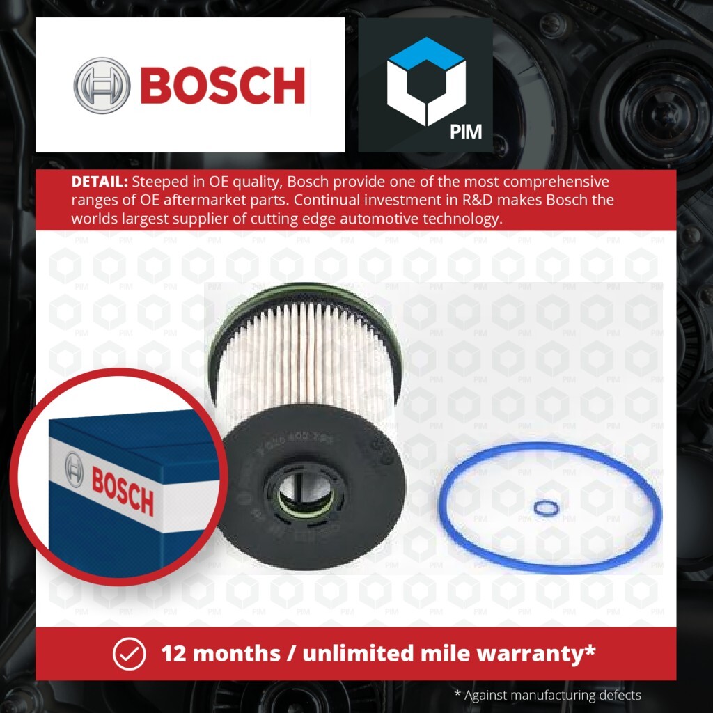 Fuel Filter Fits VAUXHALL ASTRA K 1.6d 2015 on Bosch 13539108 22937279 ...