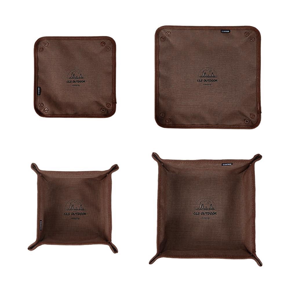 Portable Camping Storage Tray Outdoor Multi-function Foldable Square ...