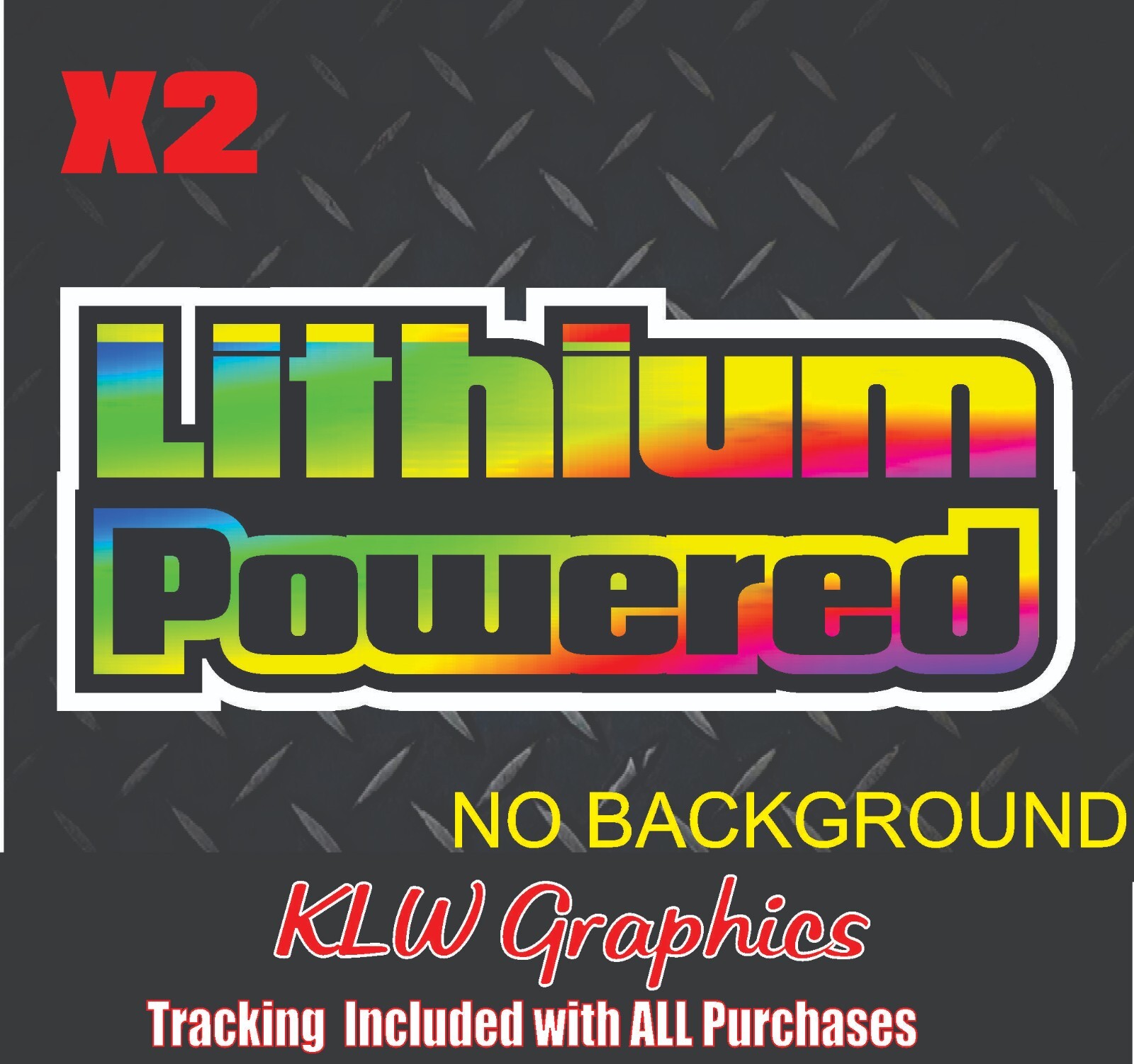 Lithium Powered Decal Sticker Car Tesla Electric Vehicle Hybrid Sticker ...