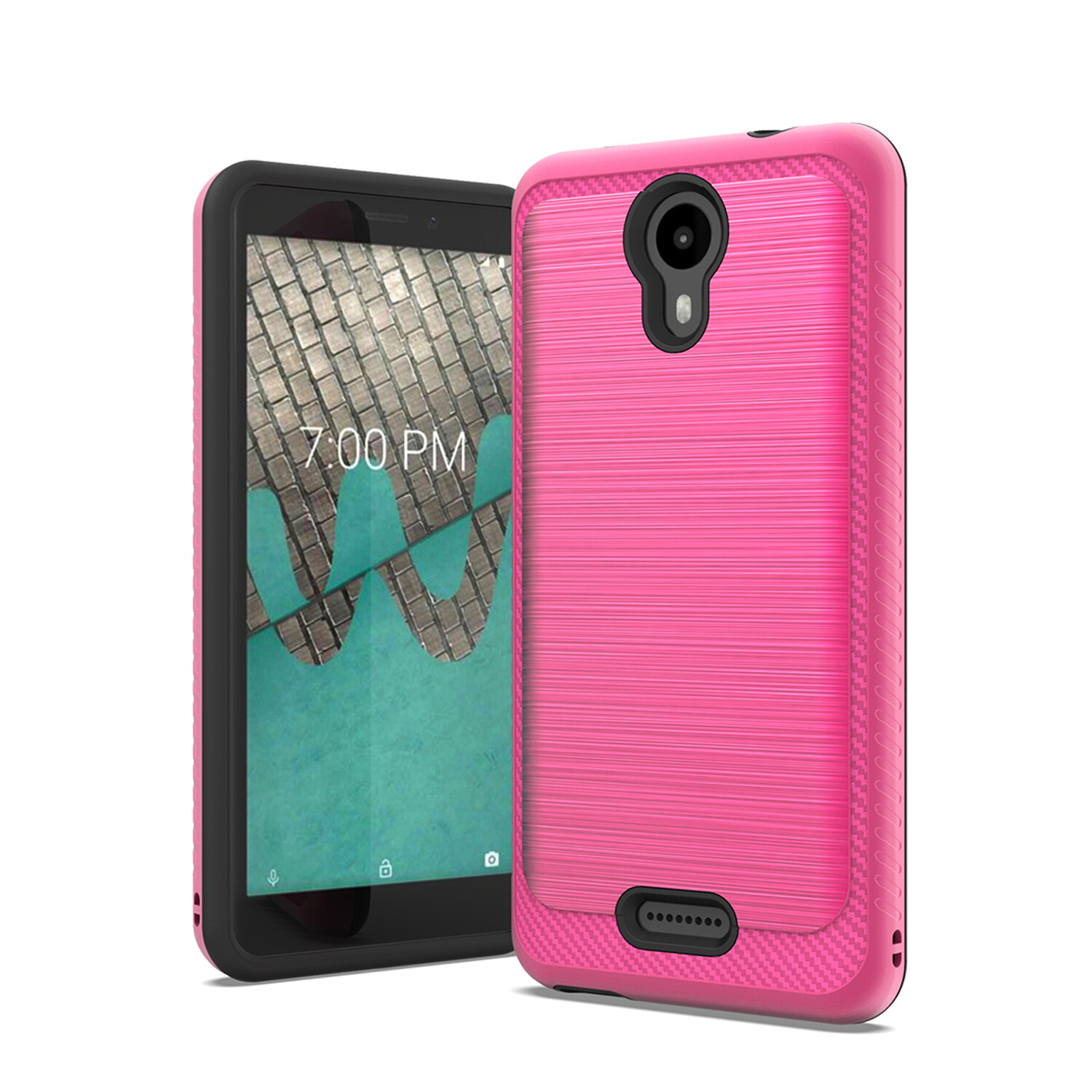 Tempered Glass + Lining Hybrid Dual Cover Phone Case For Wiko Life 2 ...