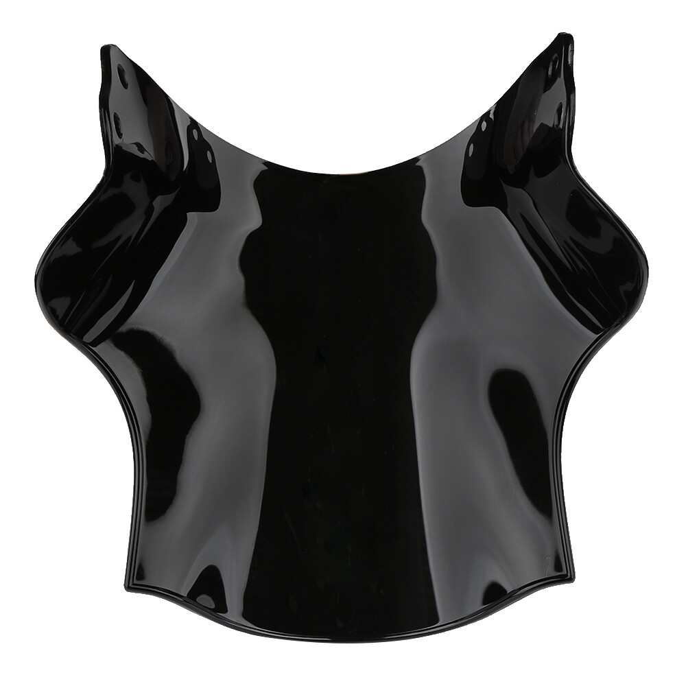 Motorcycle Fly Screen Motorbike Windscreen Windshield Black For Honda ...