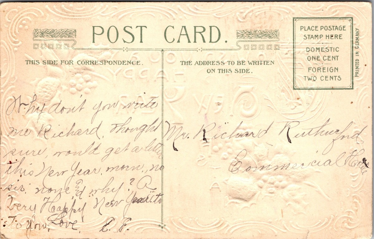 Old Postcard Font Vintage 1960s PHILADELPHIA PA. Large Letter Postcard