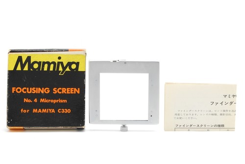 [MINT/ Box] Mamiya Focusing Screen TLR No.4 Microprism For C330 From ...
