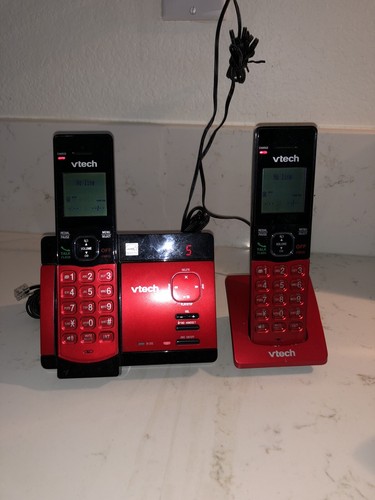 VTech CS6529-26 DECT 6.0 2-Cordless Handsets Answering System W/Call ...