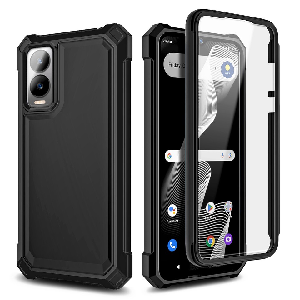 For AT&T Verge (SL219A) Case Full Body Phone Cover w/ Built-In Screen ...