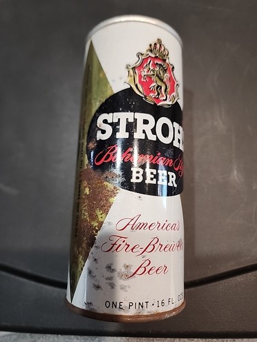 Vintage Strogh’s Steel Wide Seam Pull Tab 16 Oz Beer Can. Clean. | eBay