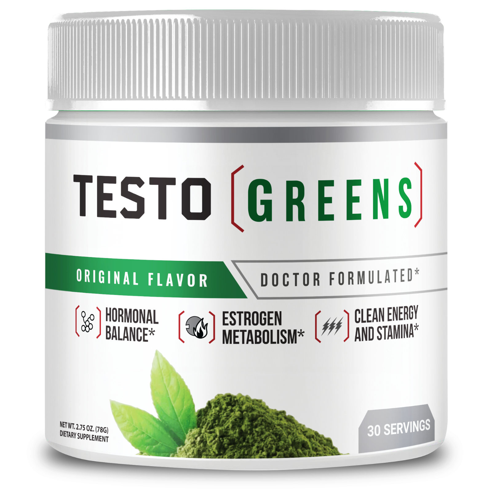 (1 Pack) TestoGreens Advanced Energy Support Supplement - Health ...