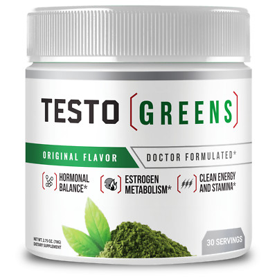 (1 Pack) TestoGreens Advanced Energy Support Supplement - Health ...