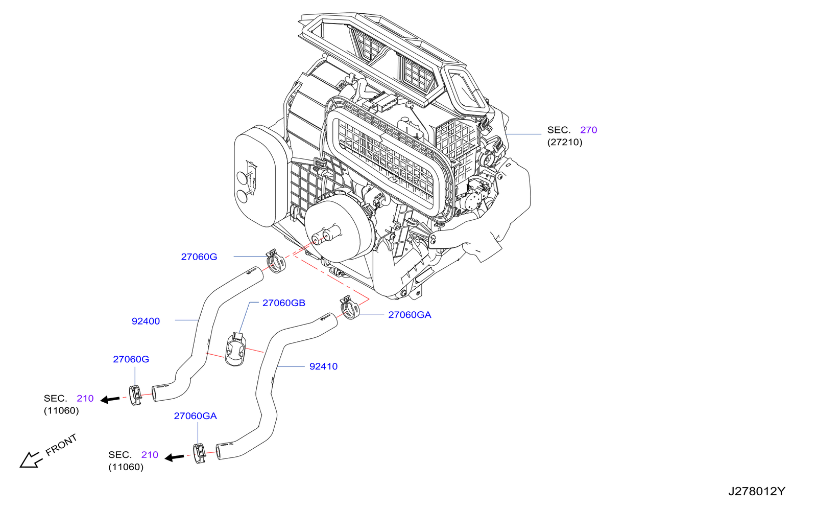 92400-4ca0a+Nissan+Hose+924004CA0A+Genuine+OEM+Part for sale online | eBay
