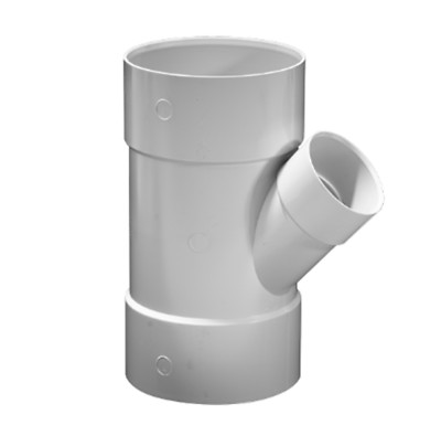 PVC DWV Junction 45 Degree Reducing 100 x 50mm AS 1260 Plumbing | eBay