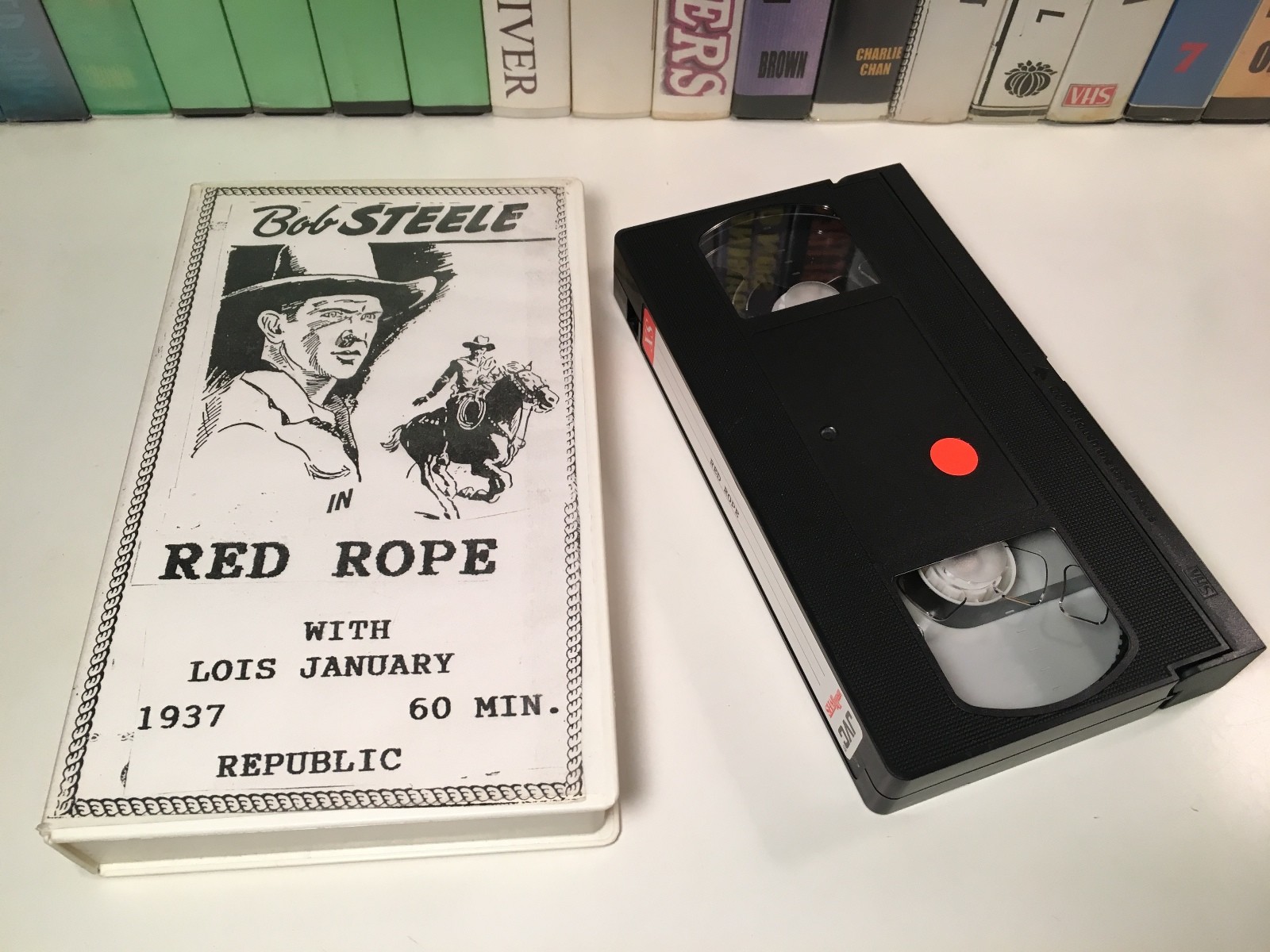 Red Rope Classic Western VHS 1937 Bob Steele Lois January Forrest ...