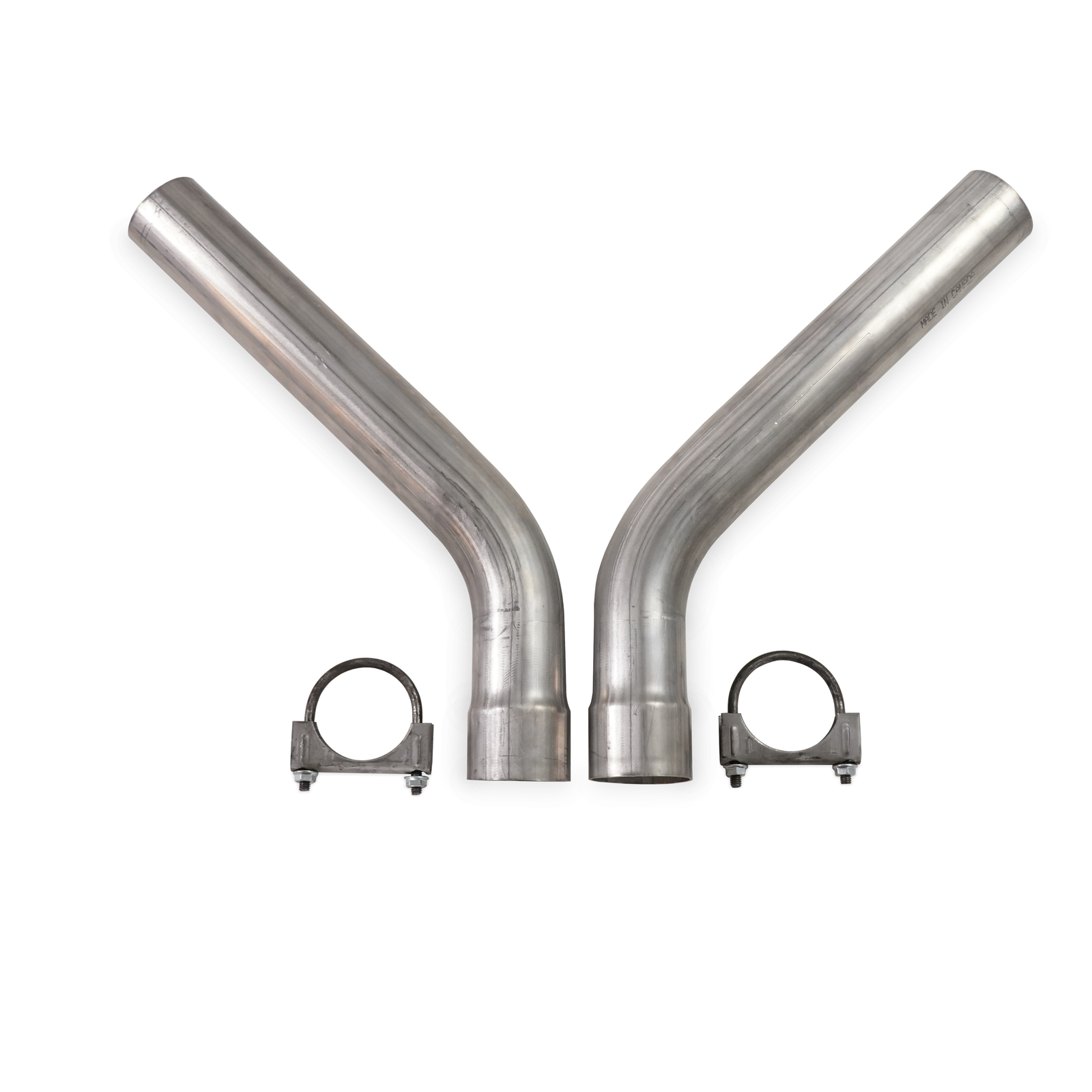 Dual Exhaust Kit 3" No Muffler Corner Exit BDW Tips Fits 80 to 86 Ford ...
