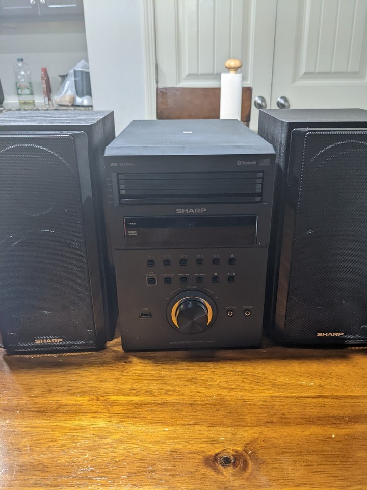 Sharp XL-BH250 5-Disc Micro Shelf Speaker System 74000378452| eBay