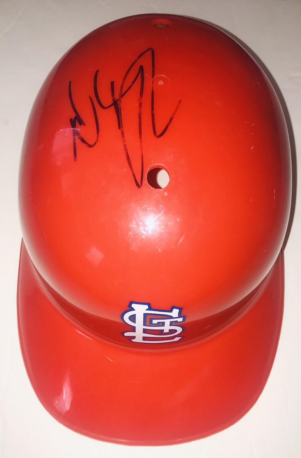 NELLY LEGENDARY RAPPER SIGNED AUTOGRAPHED ST LOUIS CARDINALS HELMET ...