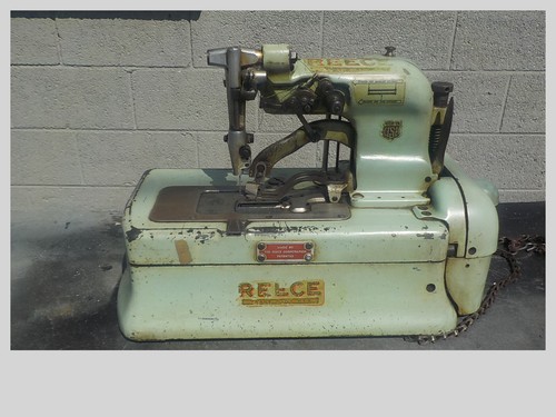 Vintage Industrial Sewing Machine Reece buttonhole | eBay