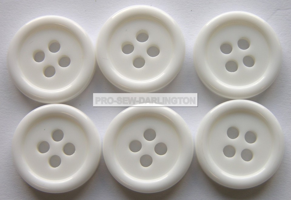 6 Round Coat Buttons ( Choice Of Size & Colour ) | eBay UK