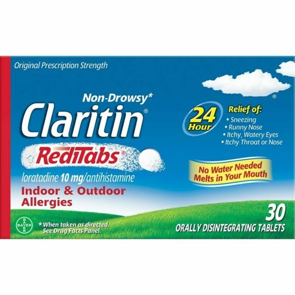Claritin RediTabs 24 Hour Allergy Medicine (30 Tablets) for sale online ...