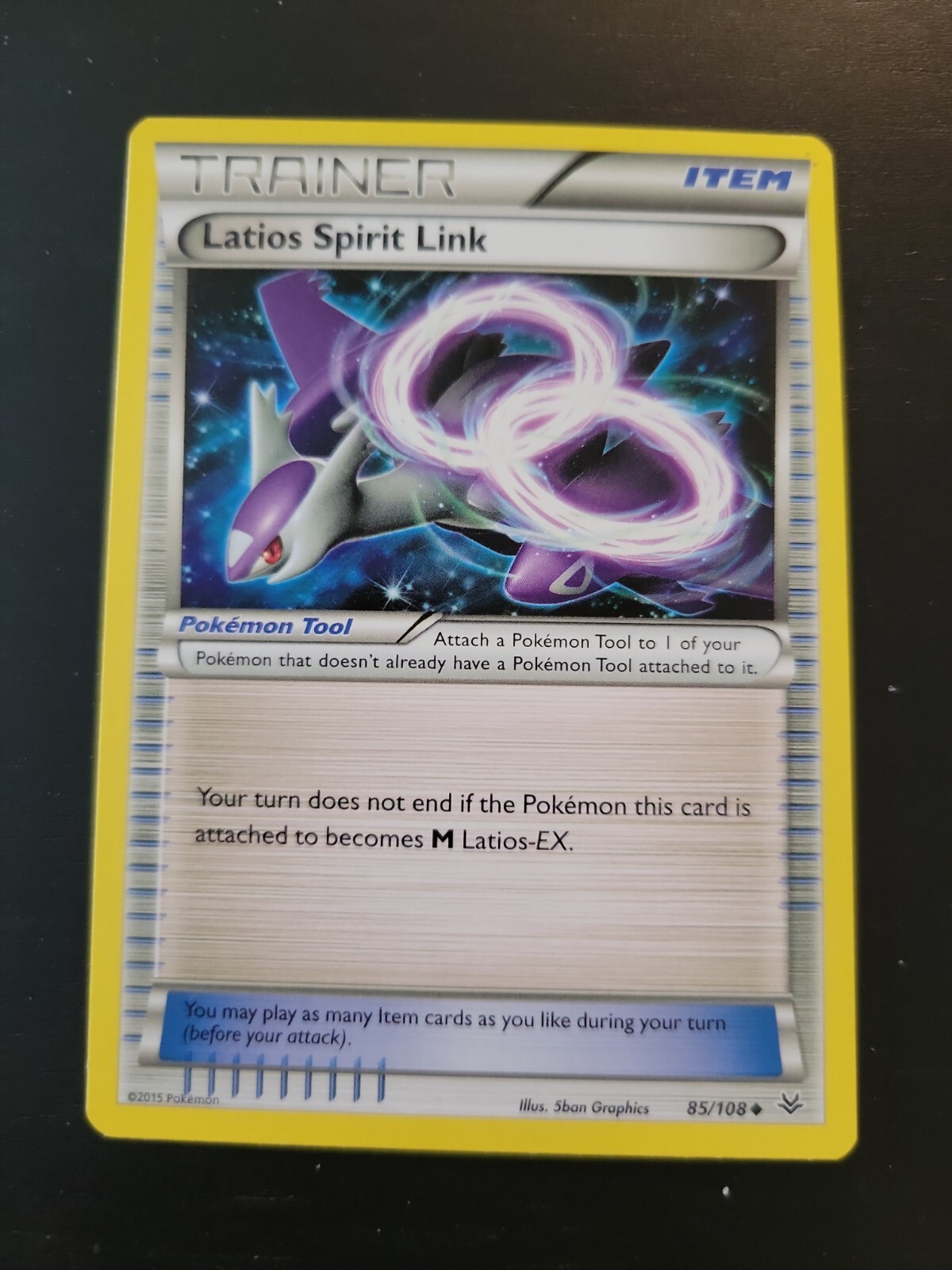 Pokemon TCG Card 2015 Roaring Skies - Latios Spirit Link 85/108 | eBay