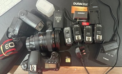Canon 60d Lens Triggers Flash Speed Light Batteries Charger | eBay UK