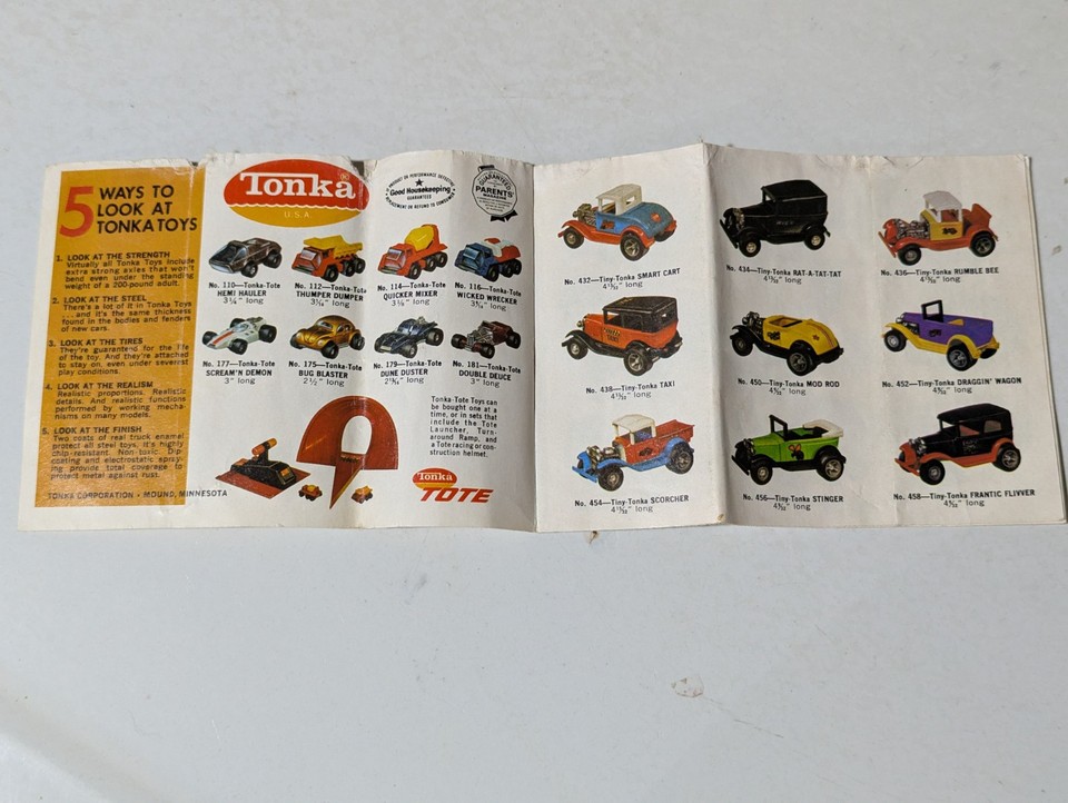 VINTAGE TONKA 1970-73 'LOOK BOOK' CATALOG | eBay