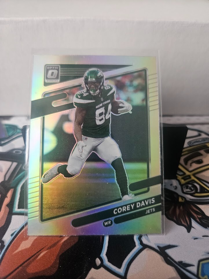 2021 Optic Football Corey Davis SILVER HOLO #70 Panini New York Jets SP ...