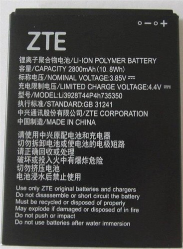 NEW OEM ZTE Li3928T44P4h735350 Battery Q802T Avid Trio Z833 ZFIVE2 ...
