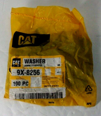 CAT CATERPILLAR 9X-8256 ( PACK 100 STEEL Flat Washers) | eBay