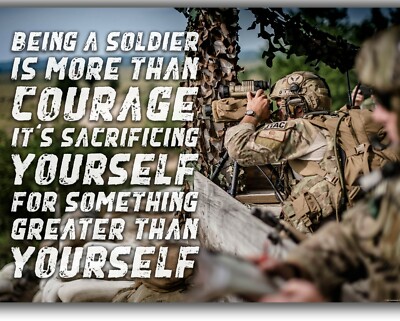 Military Motivational Poster Art Print 11x17 US Army Marines Airborne ...