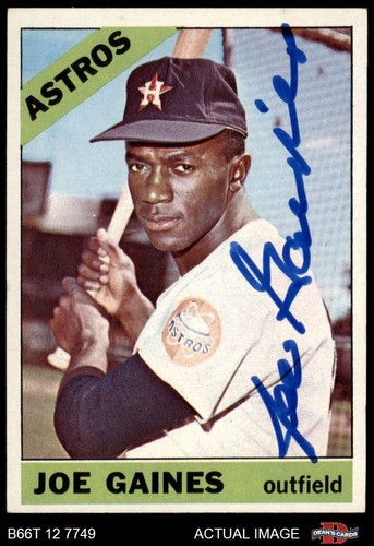1966 Topps #122 Joe Gaines Astros AUTO Signed | eBay