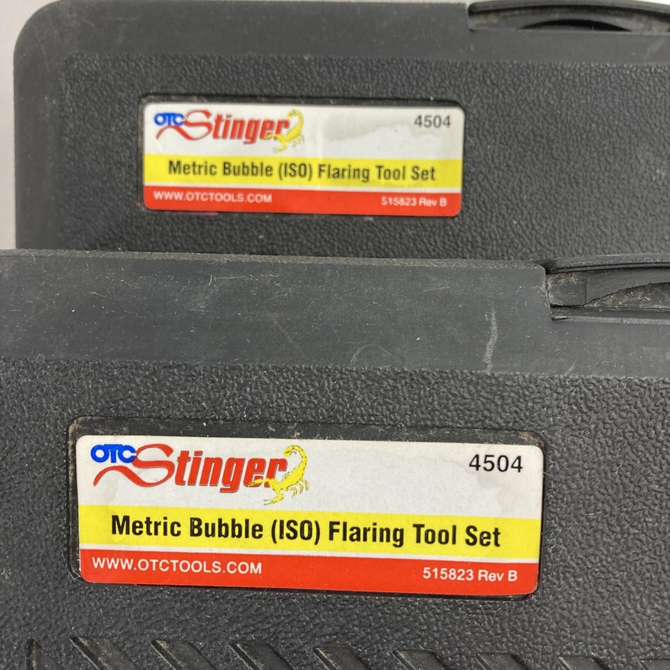 OTC Metric Bubble ISO Flaring Tool Sets 4504 SPX Brake Line Flaring ...