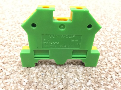 Conta Clip SL4 din rail Earth terminal | eBay UK