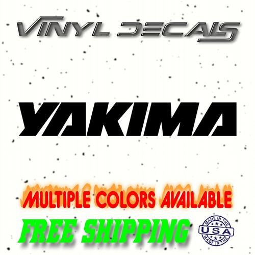Yakima Vinyl Sticker Decal / car truck window suv roof shield cargo ski ...