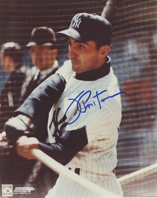 Joe Pepitone Signed Autographed New York Yankees 8x10 Photo file LSCM ...