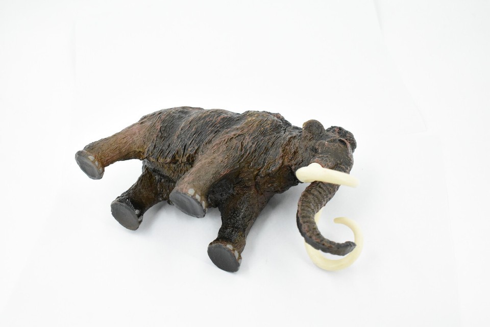Wooly Mammoth, Prehistoric Realistic Toy Figure, Model, Replica, 7 ...