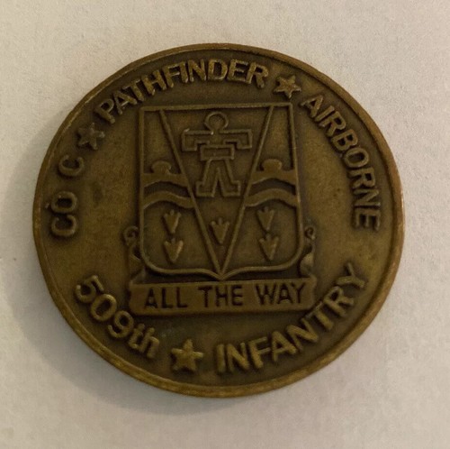 509th Parachute Infantry, Charlie Company Pathfinder Challenge Coin R3 ...