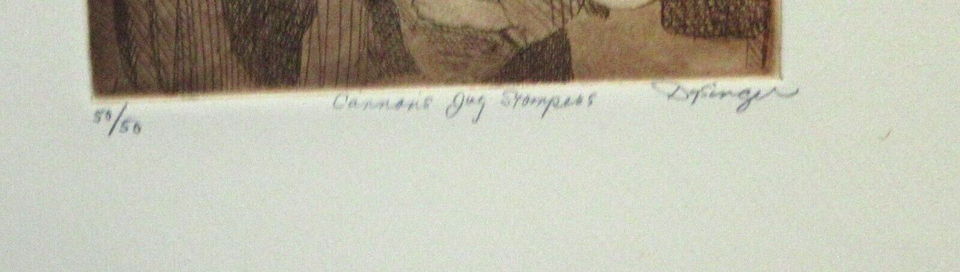 SUSAN DYSINGER "CANNON'S JUG STOMPERS" LIMITED EDITION HAND SIGNED ...