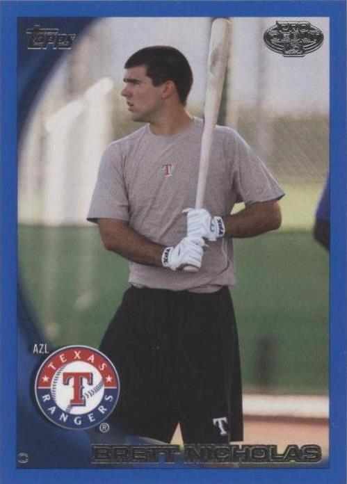 2010 Topps Pro Debut - Brett Nicholas #304 Blue /369 (RC) for sale ...