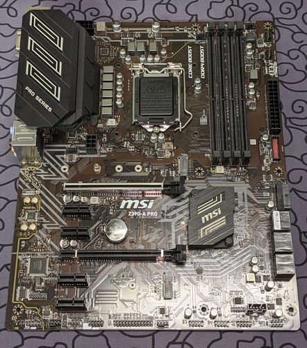 MSI Z390-A PRO LGA1151 Intel ATX DDR4 Gaming Motherboard *FOR PARTS* | eBay