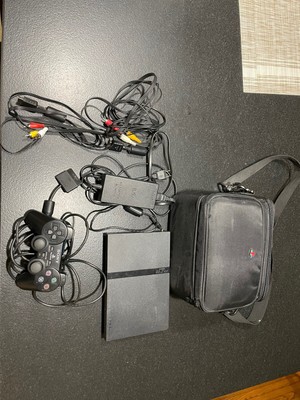 PlayStation 2 (PS2) Slim Console Bundle - Black - Sony - Carrying Case ...