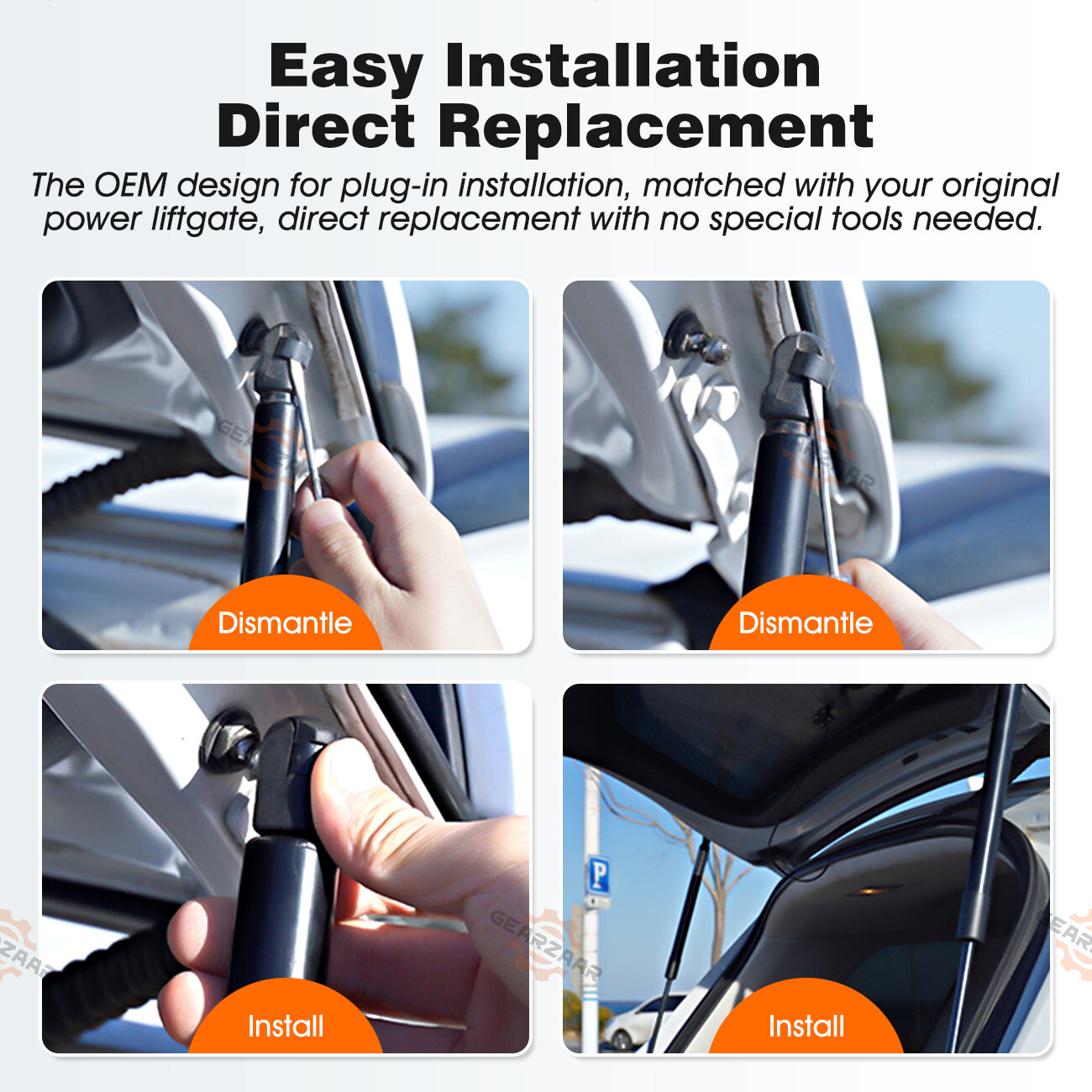 FOR RANGE ROVER EVOQUE 2011-2019 TAILGATE GAS STRUT ELECTRIC AUTO BOOT ...